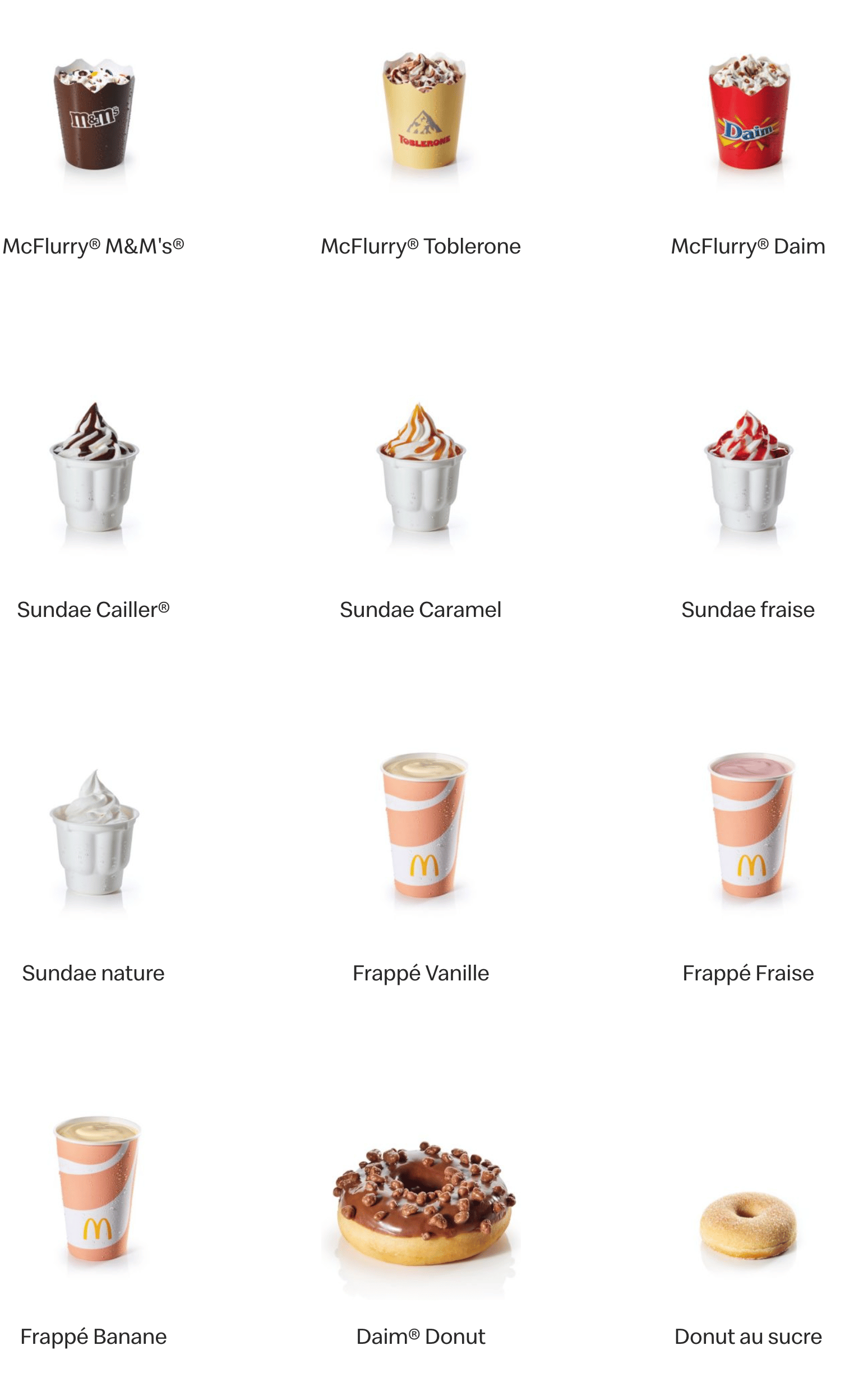 Menu Mcdo Prix France 2024 | Mcdonalds Menu