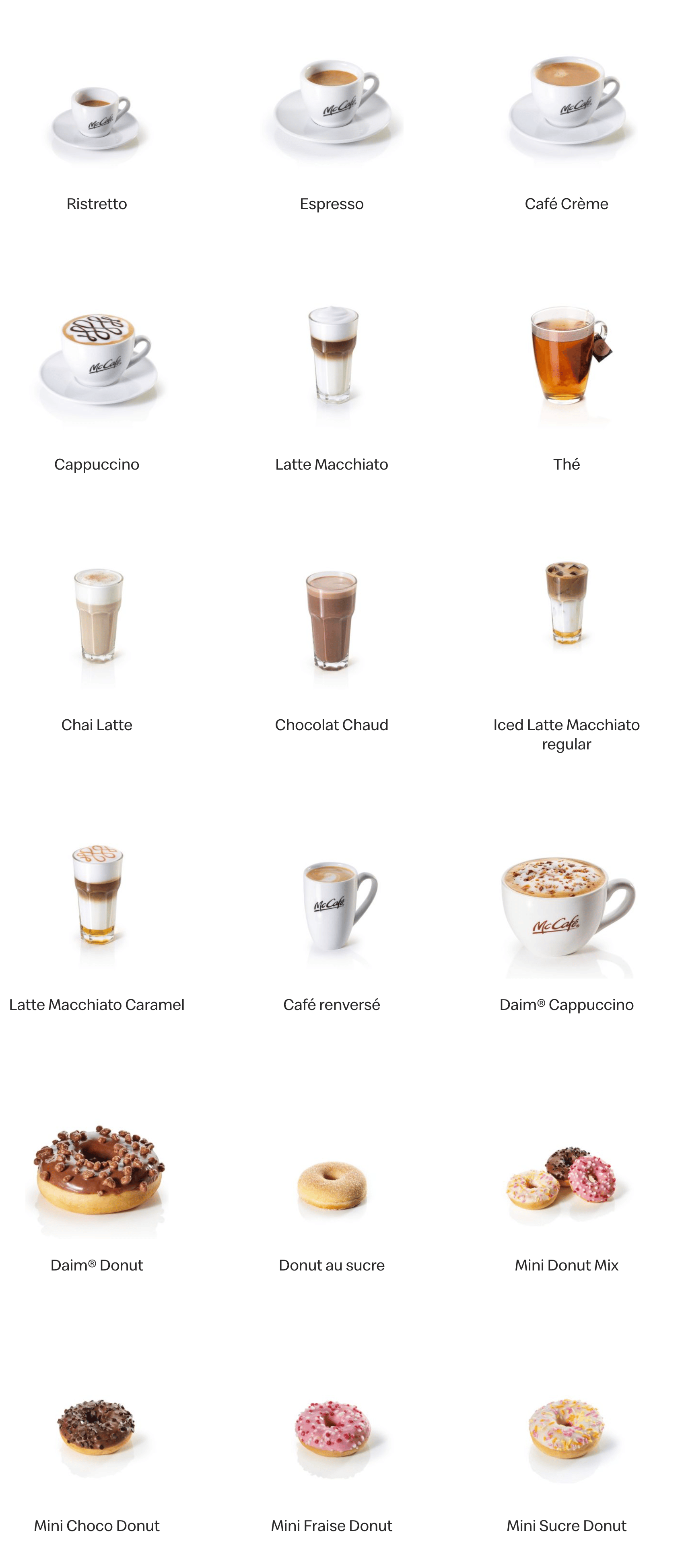 Menu Mcdo Prix France 2024 | Mcdonalds Menu